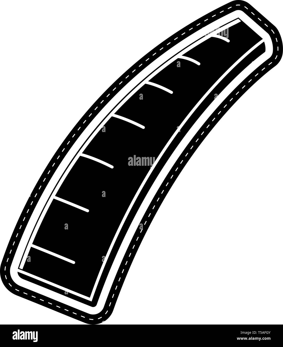 Vintage ruler Stock Vector Images - Alamy