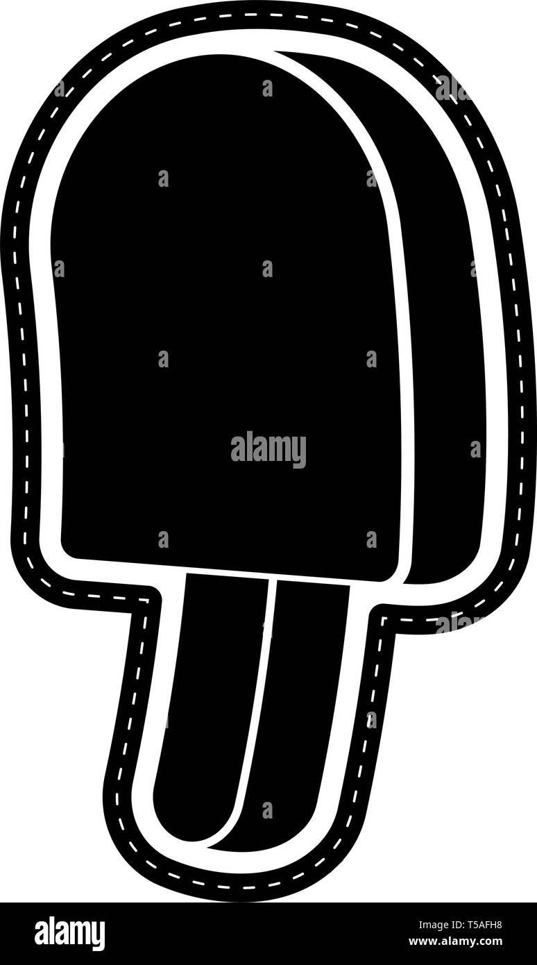 Popsicle illustration Black and White Stock Photos & Images - Alamy