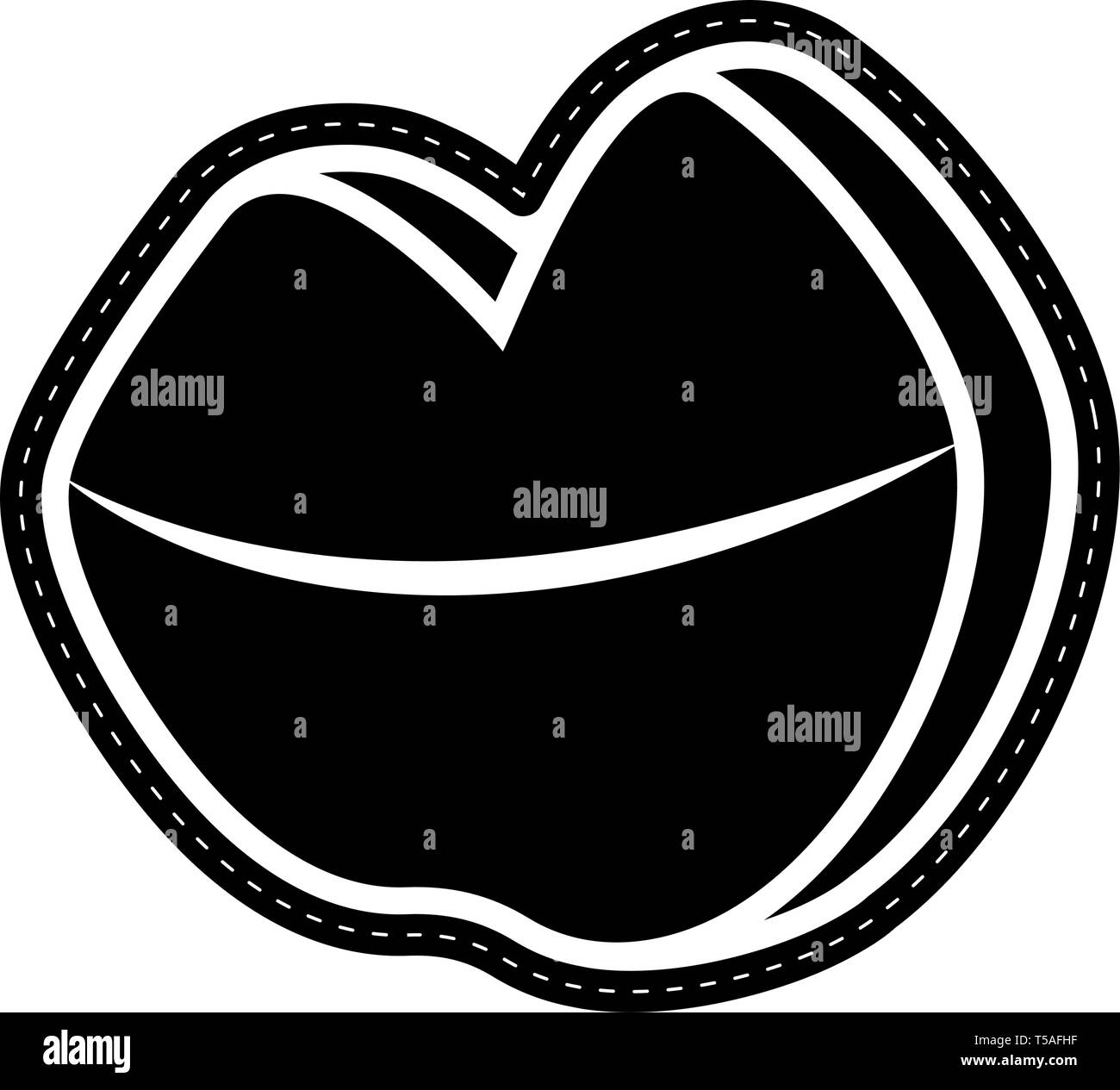 Lips sticker hi-res stock photography and images - Alamy