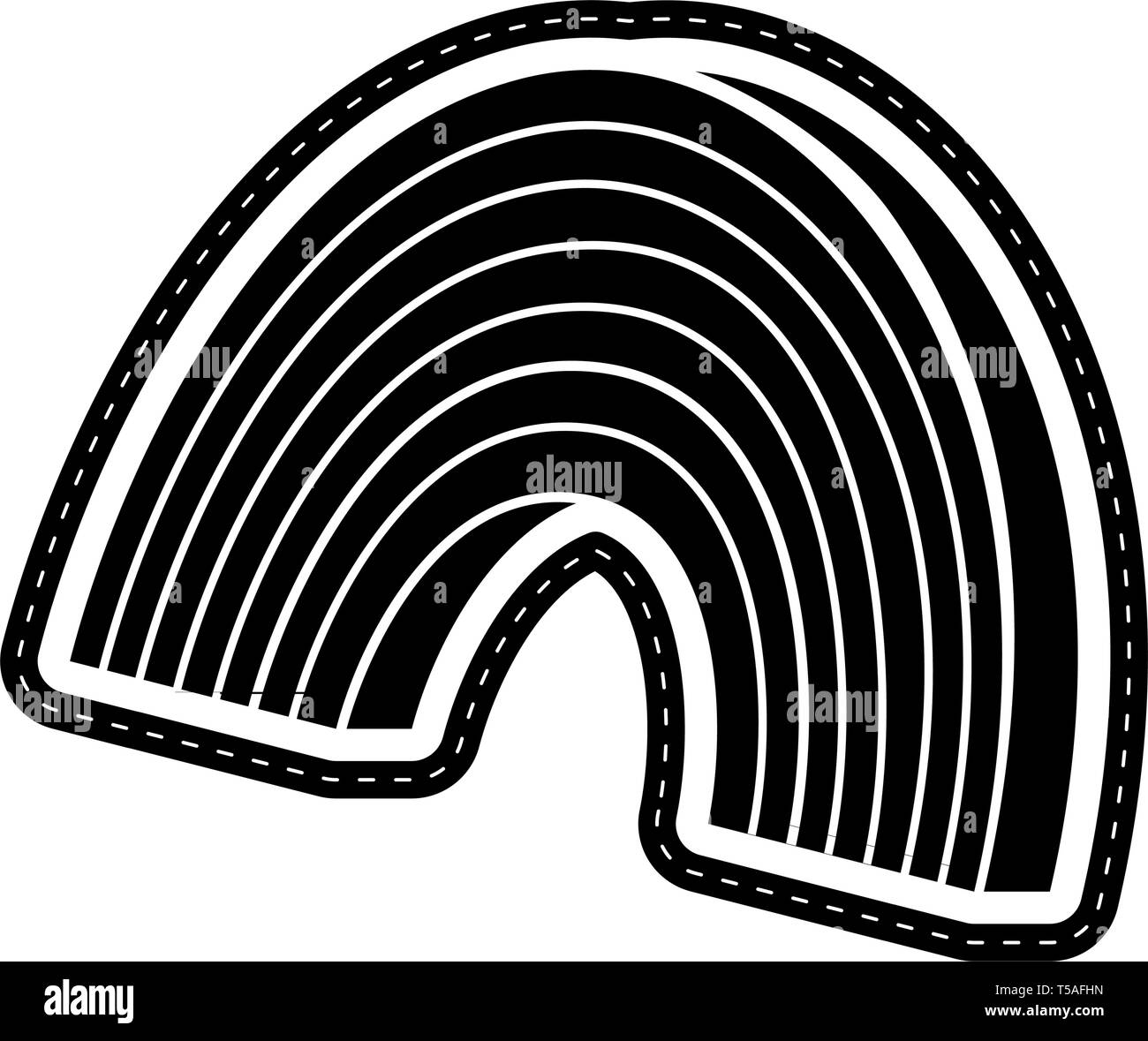 Rainbow sticker hi-res stock photography and images - Alamy