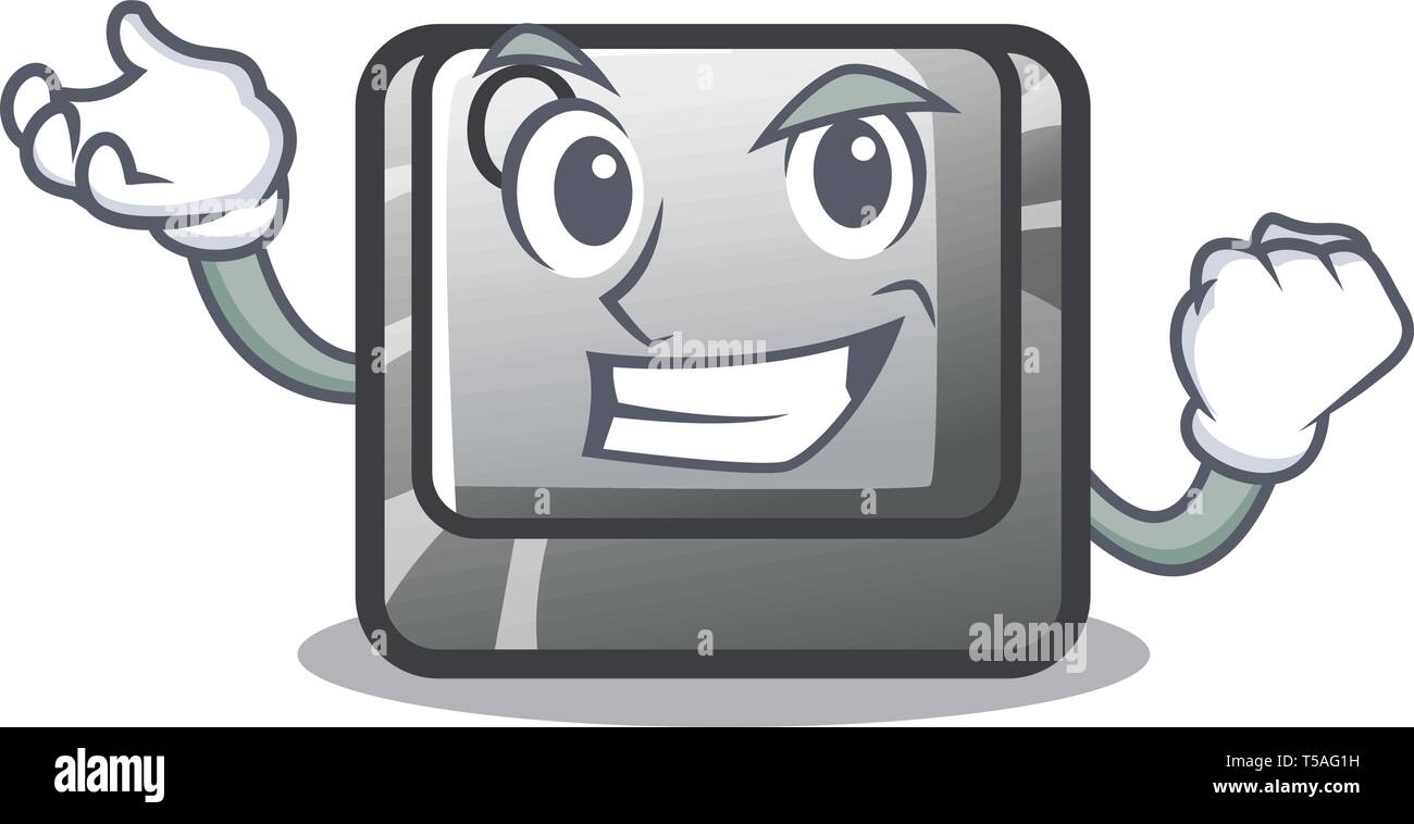 Successful Q button on the cartoon keyboard Stock Vector Image & Art ...