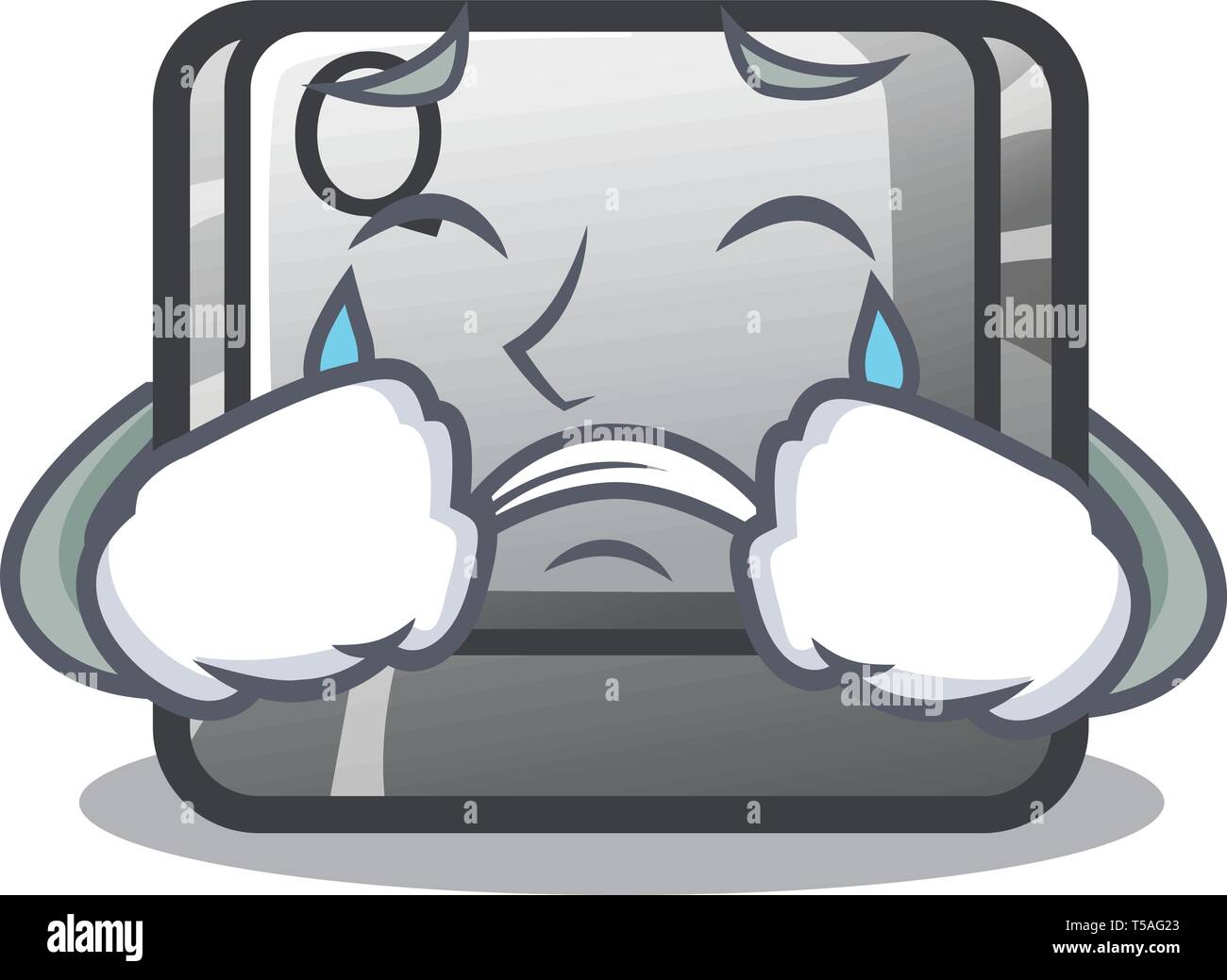 Cry font Stock Vector Images - Alamy