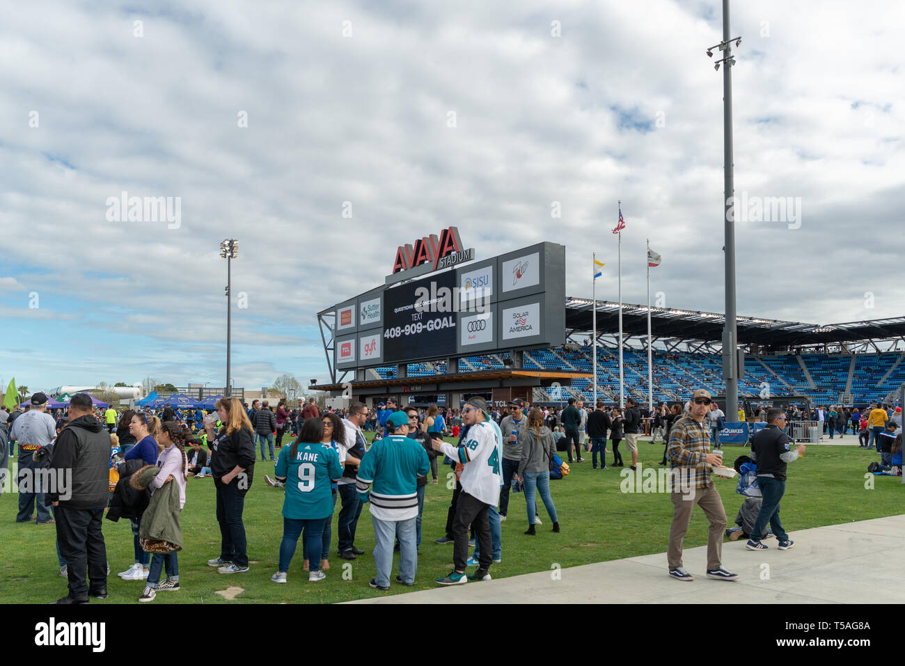 SAN JOSE, CALIFORNIA - APRIL O6: Avaya Stadium The New Home Of The San ...