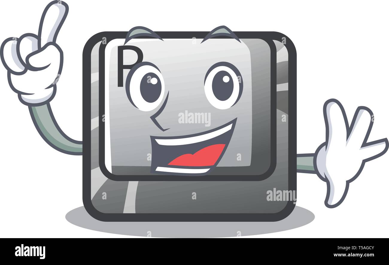 Finger R button in the cartoon game Stock Vector Image & Art - Alamy