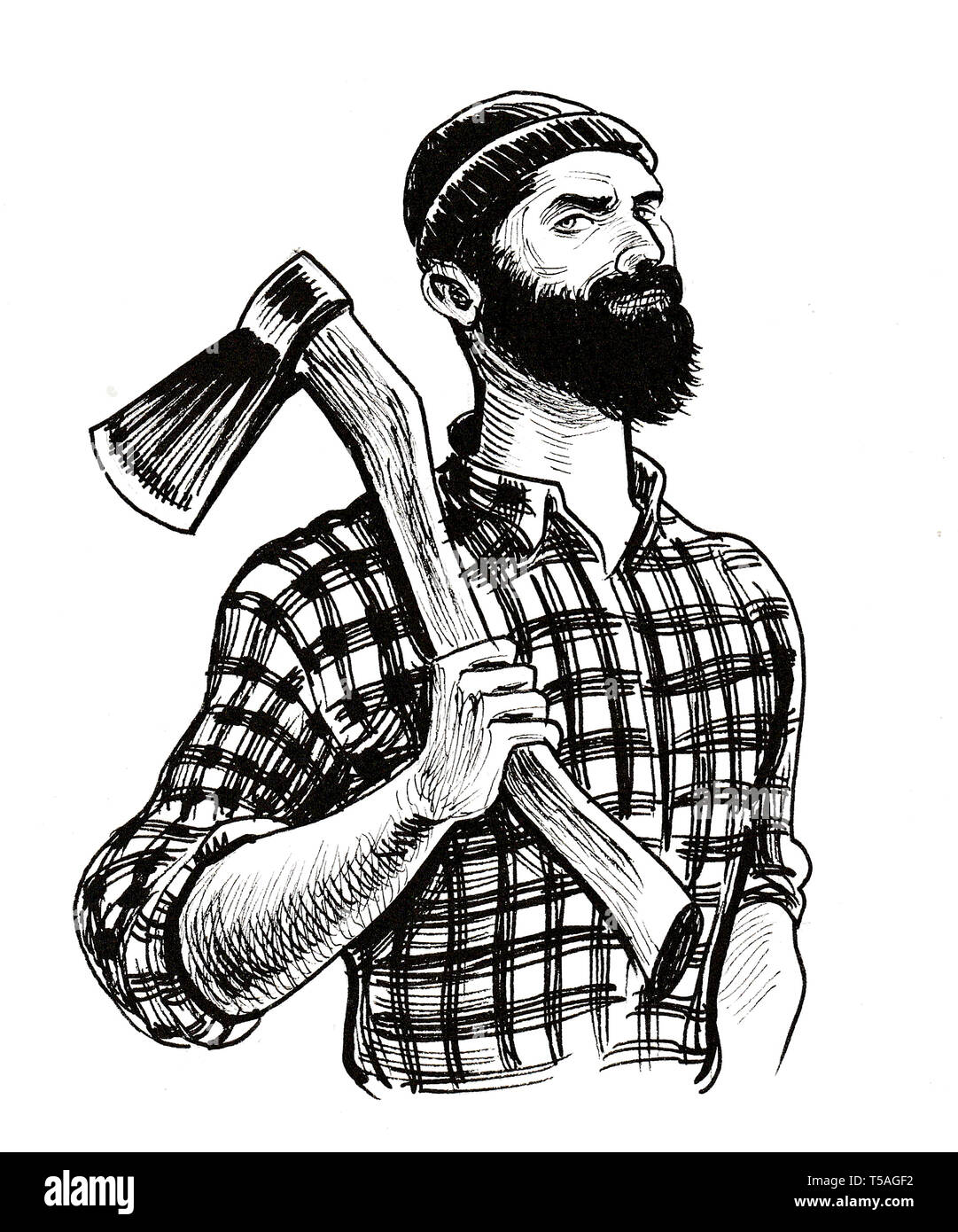Canadian Man Lumberjack High Resolution Stock Photography and Images ...