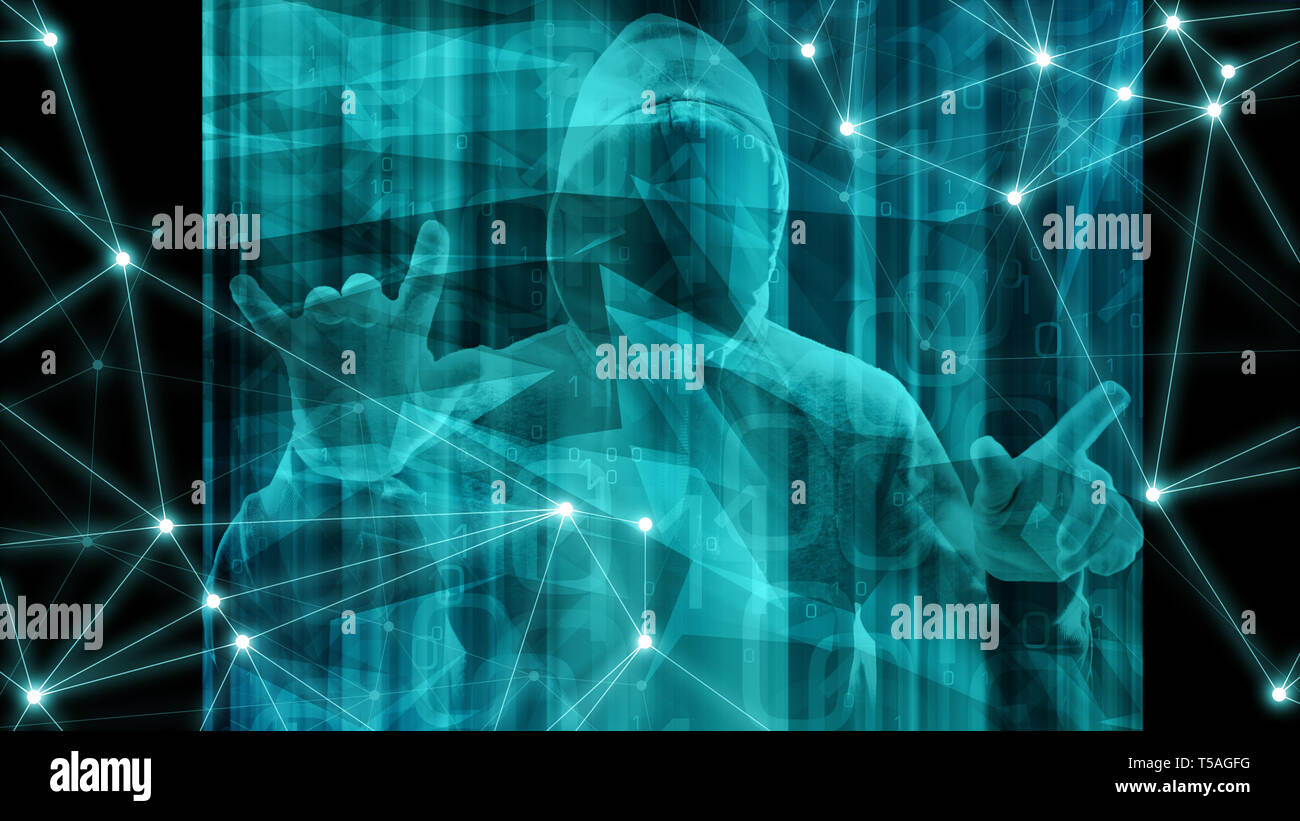 Cyber Threats In Cyberspace Computer Digits Artificial Intelligence Processing Algorithm 4024