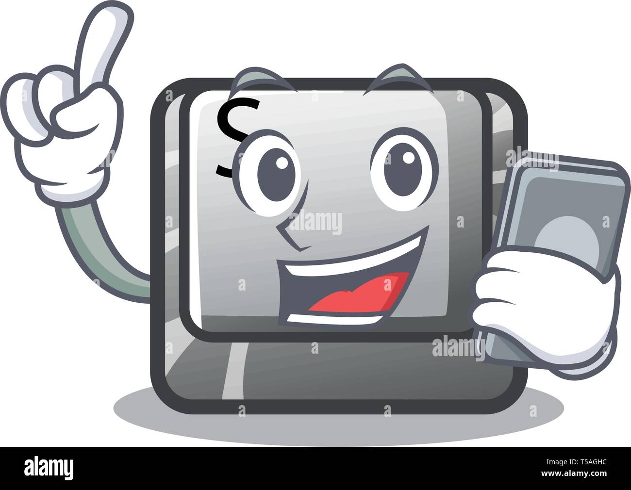 With phone button S in the cartoon shape Stock Vector Image & Art - Alamy