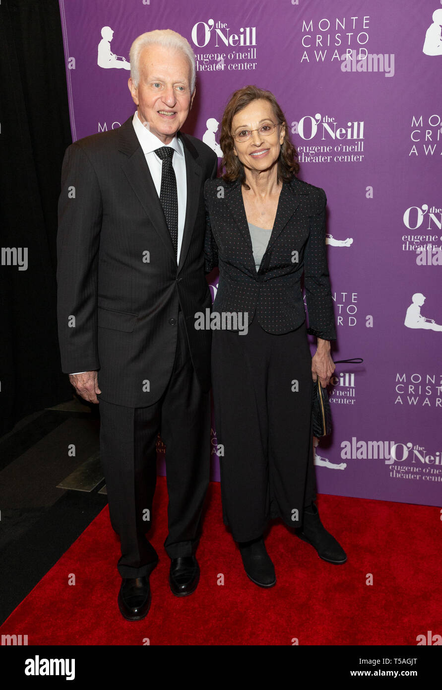 New York, NY - April 22, 2019: Tom Viertel, Pat Daily attend Eugene O ...