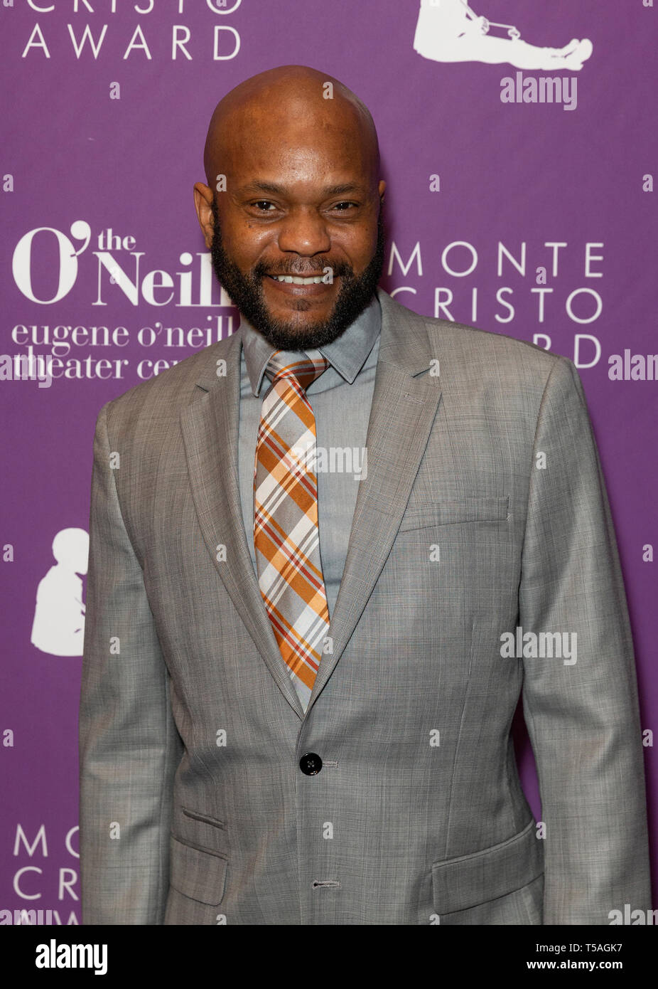 New York, NY - April 22, 2019: Forrest McClendon attends Eugene O'Neill ...