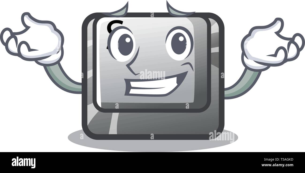 Grinning button S installed on game character Stock Vector Image & Art ...