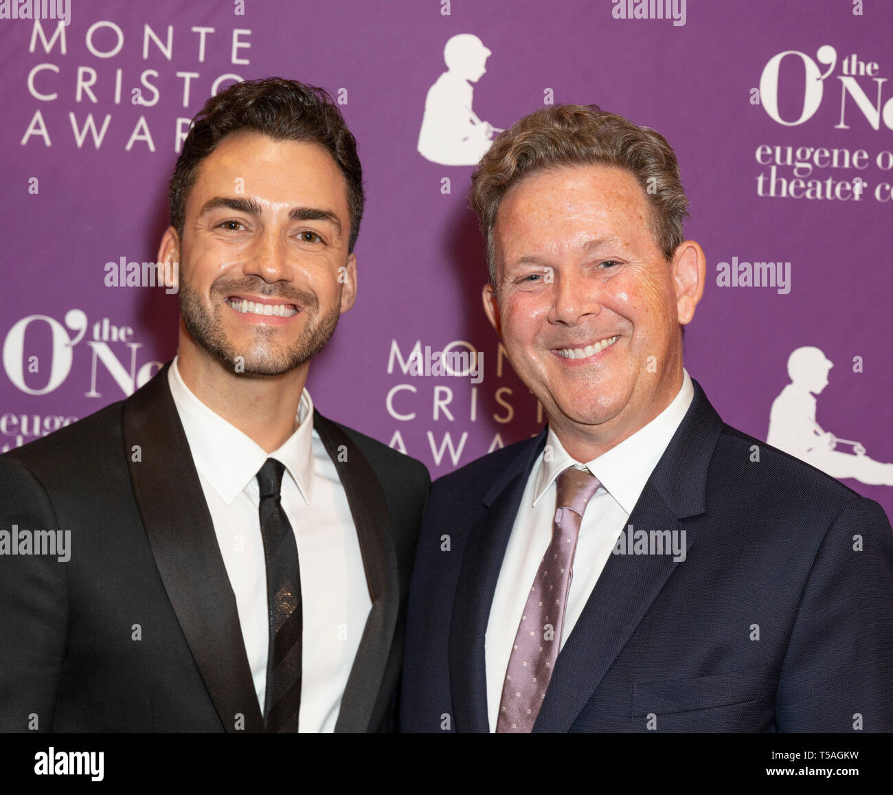 New York, NY - April 22, 2019: Tommy Tonge, John Logan attend Eugene O ...
