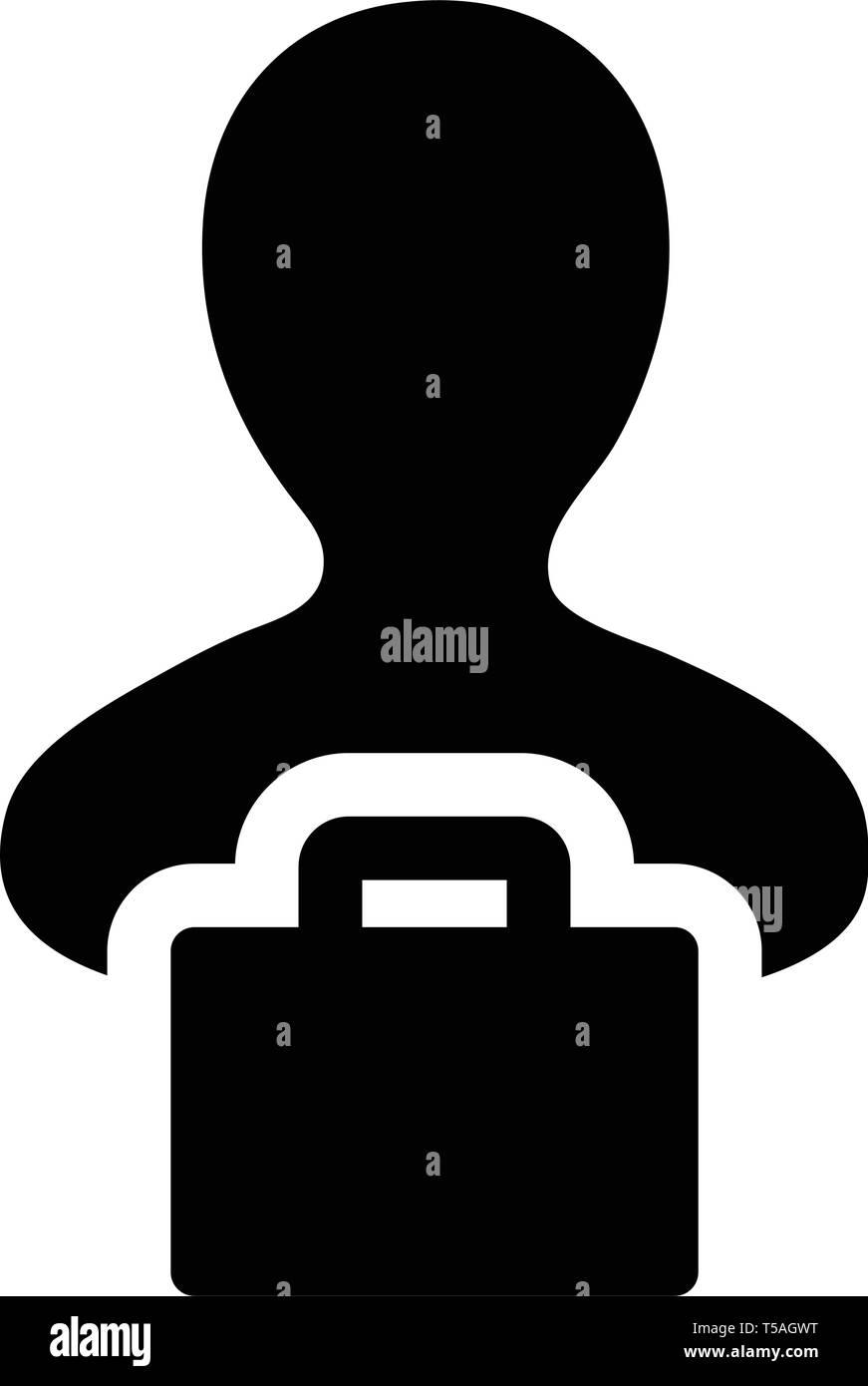 Buyer icon vector male person profile avatar with shopping bag symbol ...