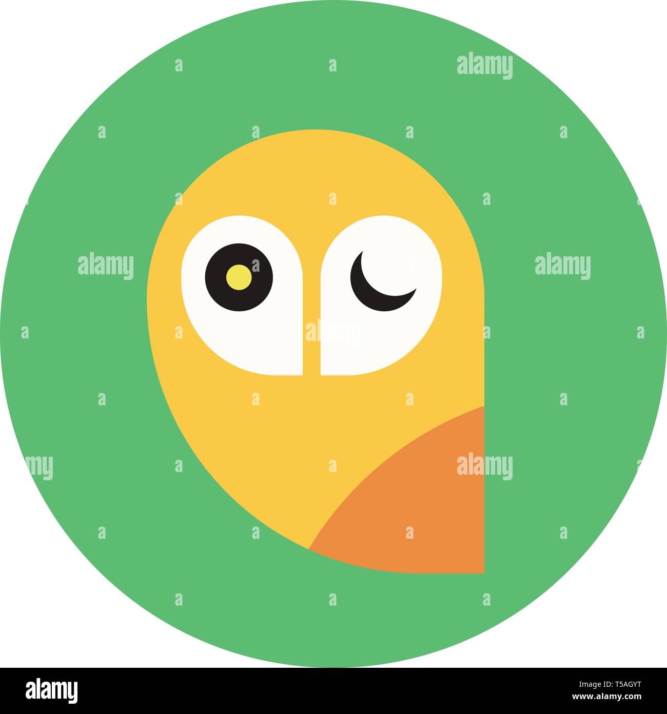 Cute owl design hi-res stock photography and images - Alamy