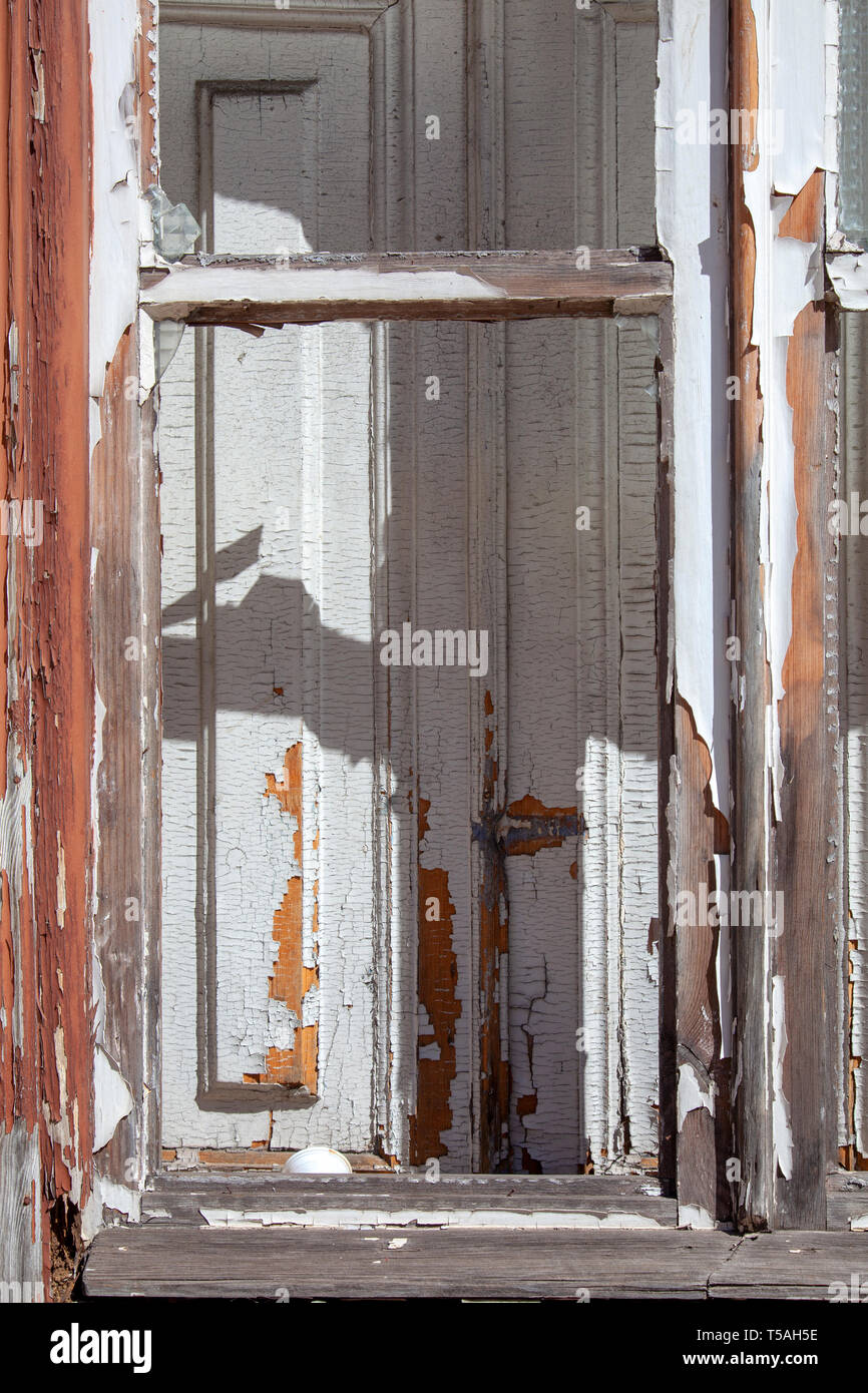 Broken and Weathered Window Frame Stock Photo - Alamy