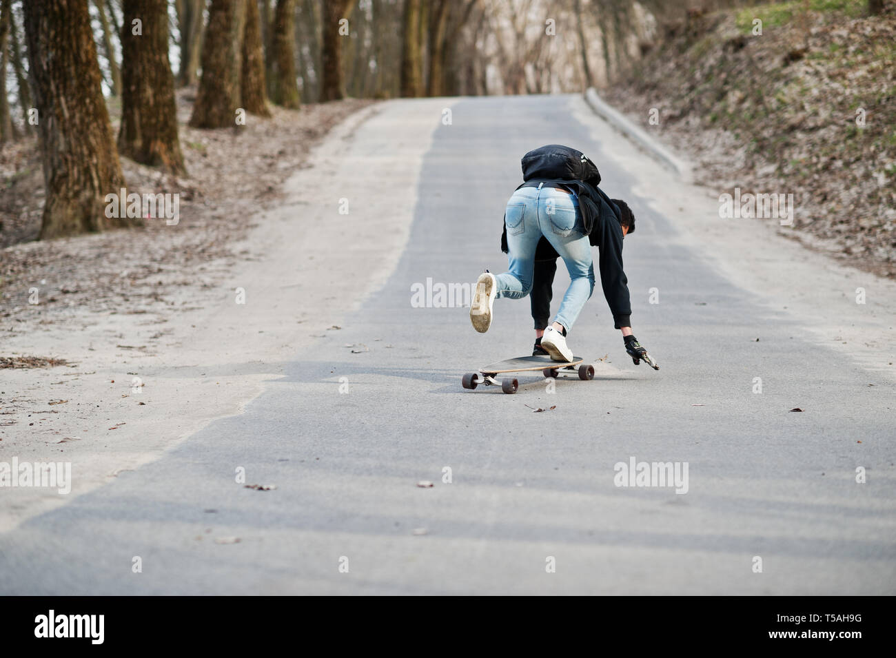 Boy falling from board hi-res stock photography and images - Alamy