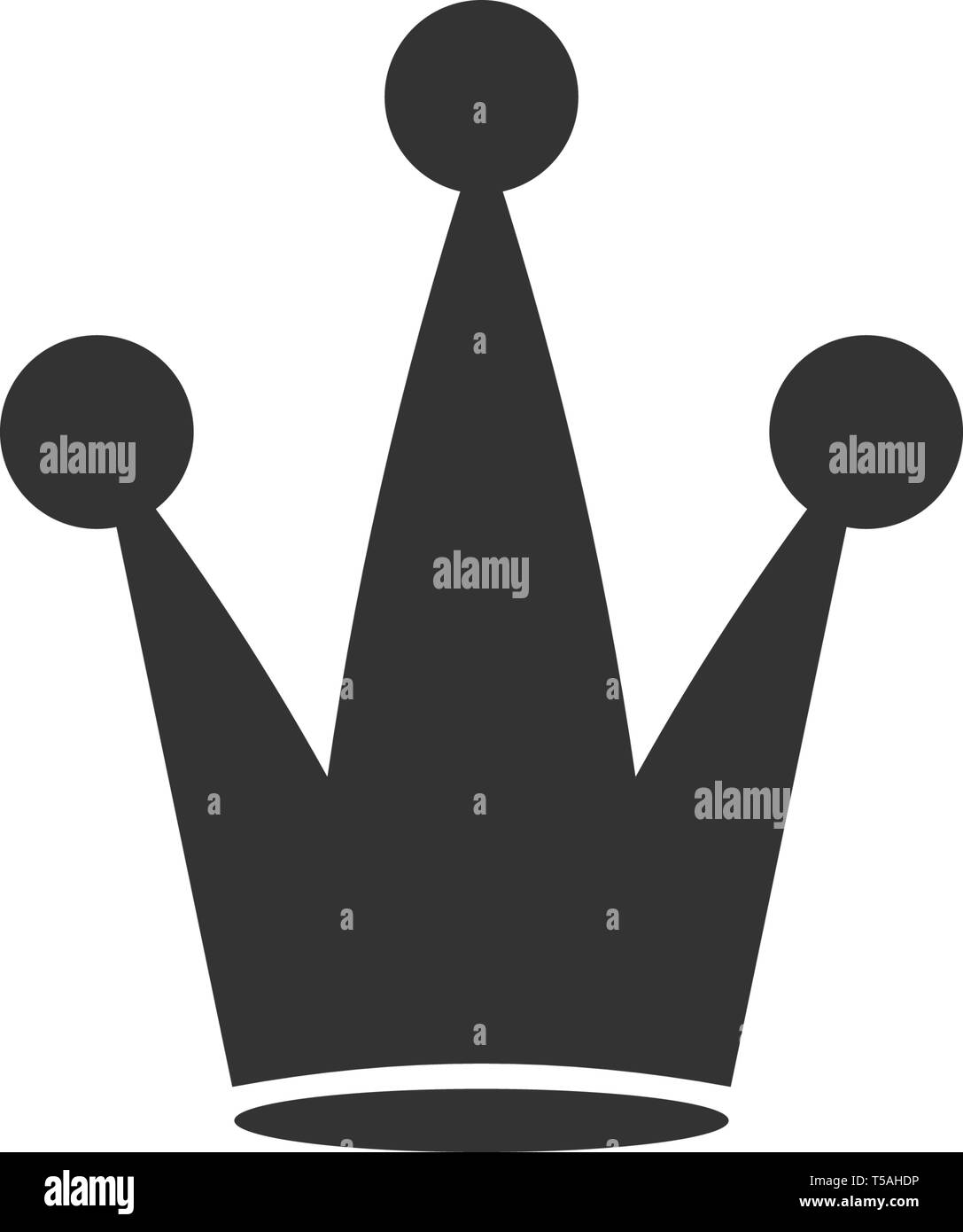 3 Point Crown Clipart White