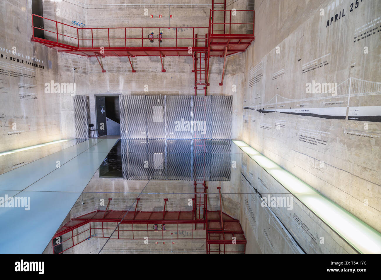 Pilar 7 Bridge Experience interactive centre in Lisbon city, Portugal ...