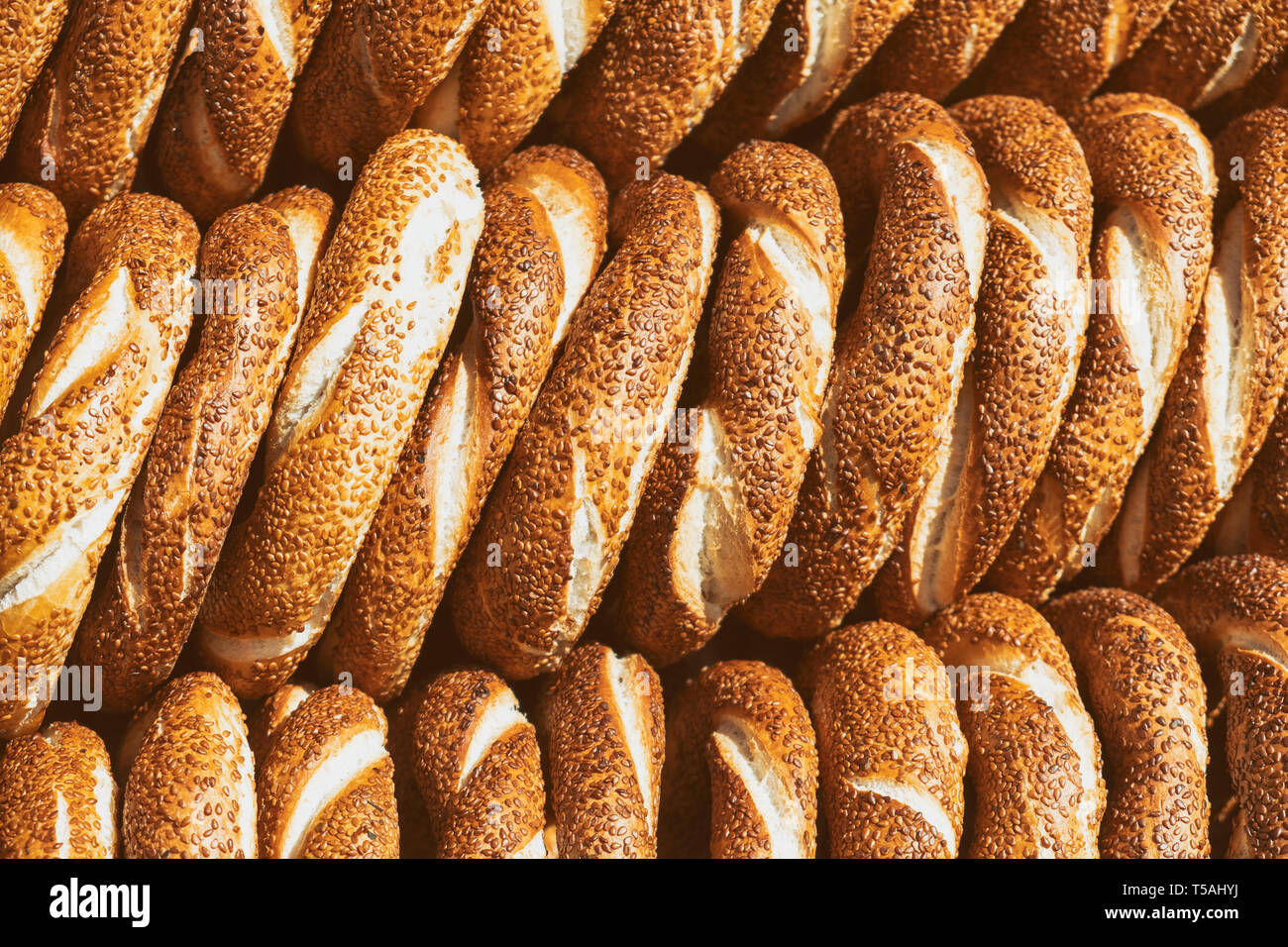 Traditional Turkish Bagels (Simit Stock Photo - Alamy