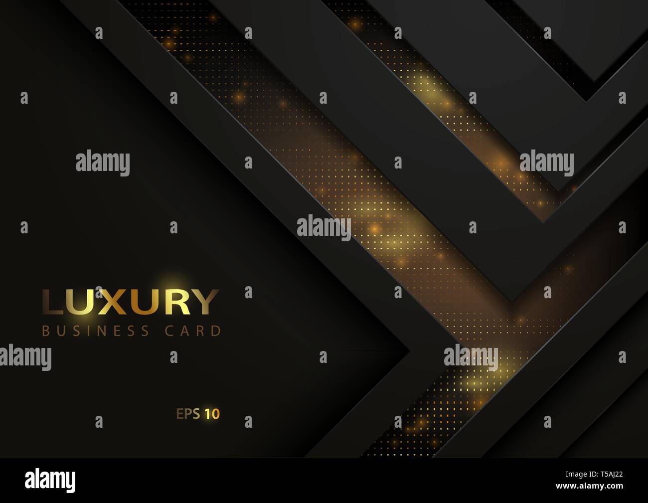 Abstract Tech Background with Golden Elements Stock Vector Image & Art ...