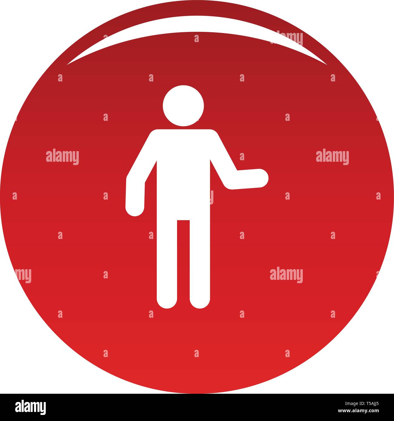 Stick figure stickman icon pictogram. Vector simple illustration of ...