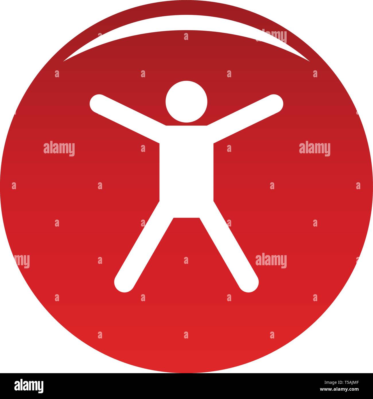 Stick figure stickman icon pictogram. Vector simple illustration of ...