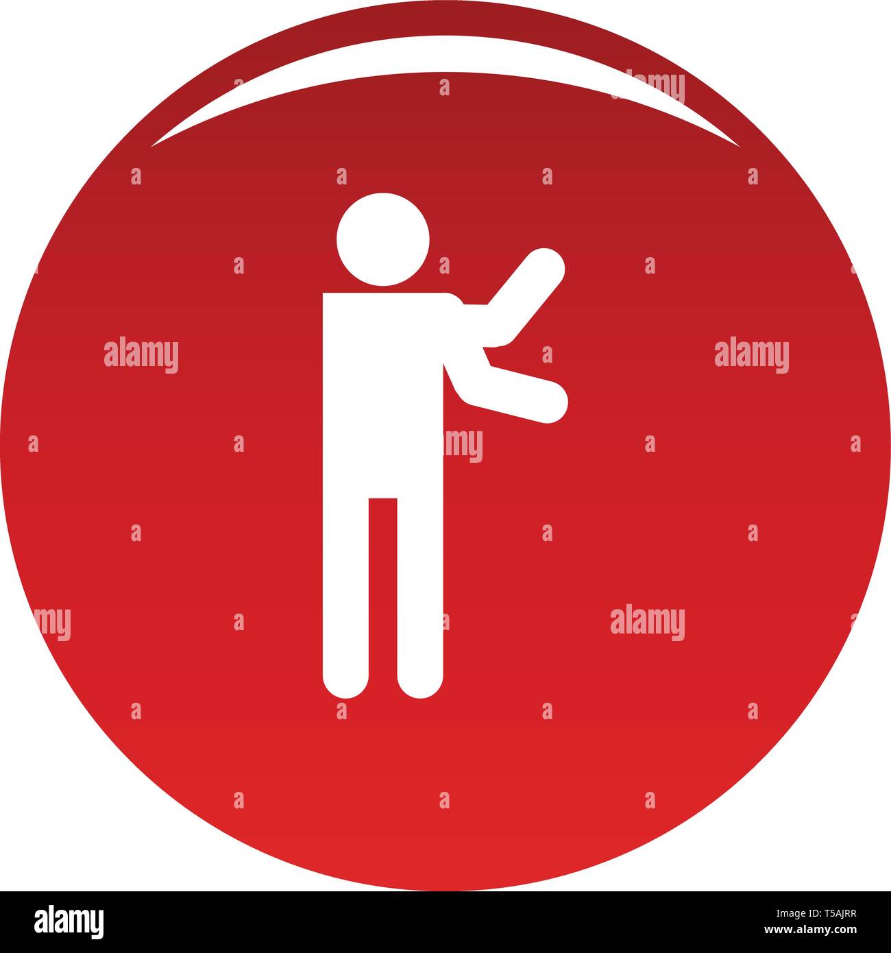 Stick figure stickman icon pictogram. Vector simple illustration of ...
