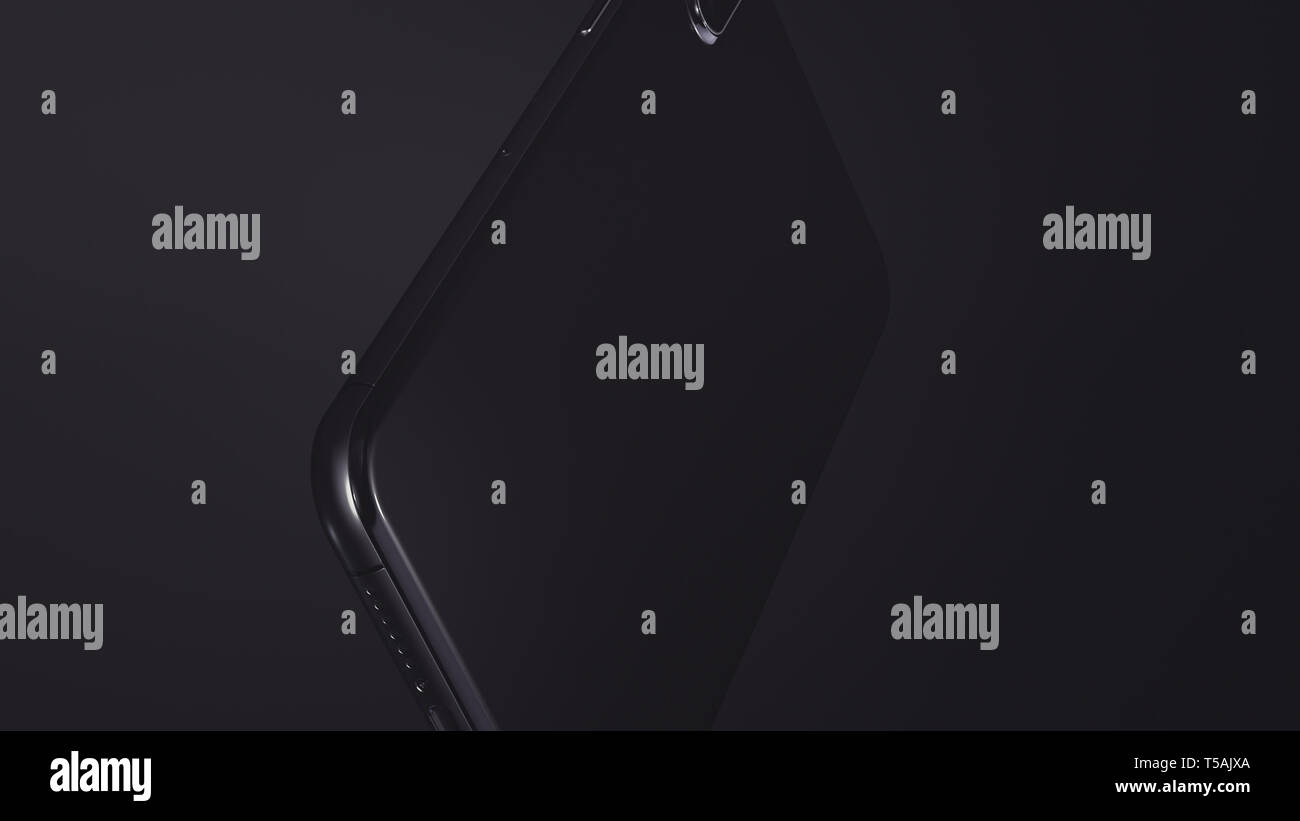 New Smartphone X 3d Render Illustrations Stock Photo - Alamy