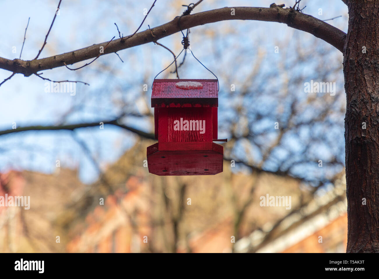 Red Bird Box | New York | USA Stock Photo - Alamy