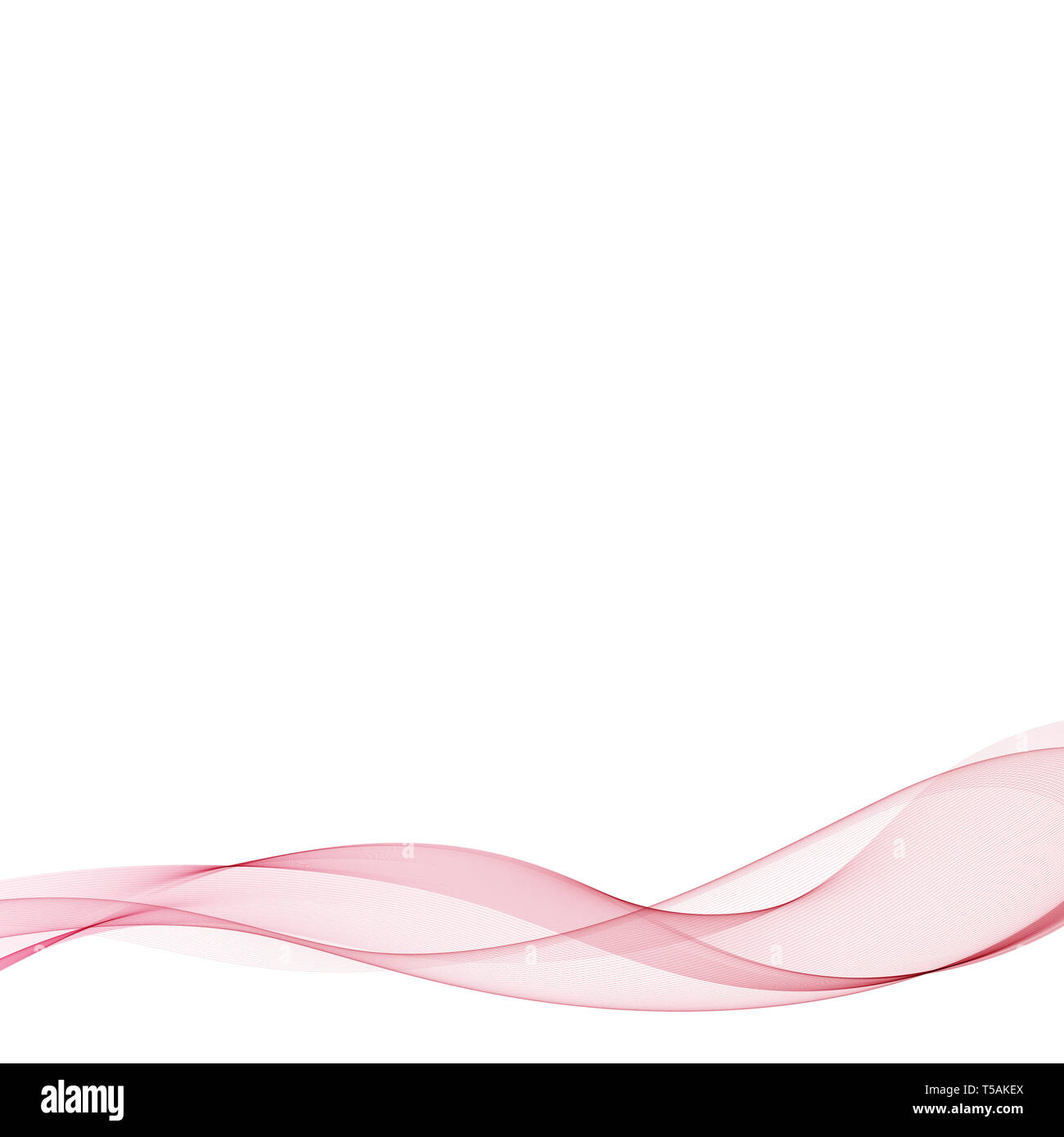 red wave. vector illustration abstract background Stock Photo - Alamy