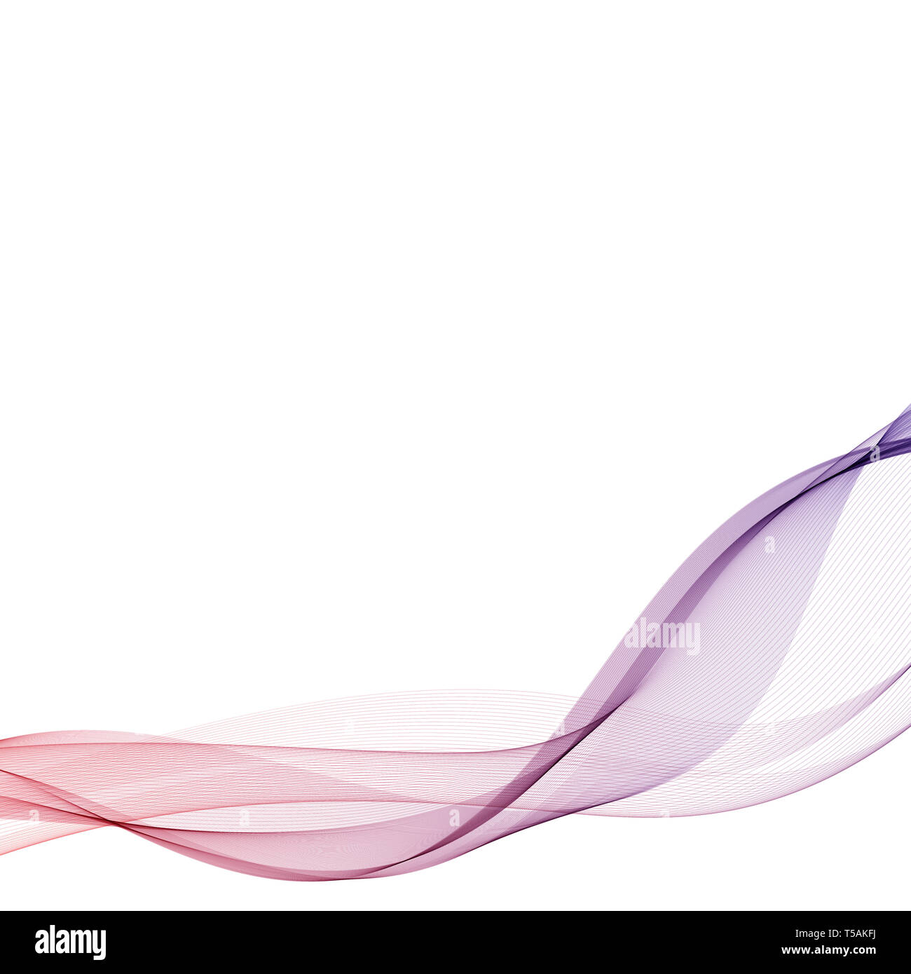 purple abstract wave with shadow. vector background Stock Photo - Alamy