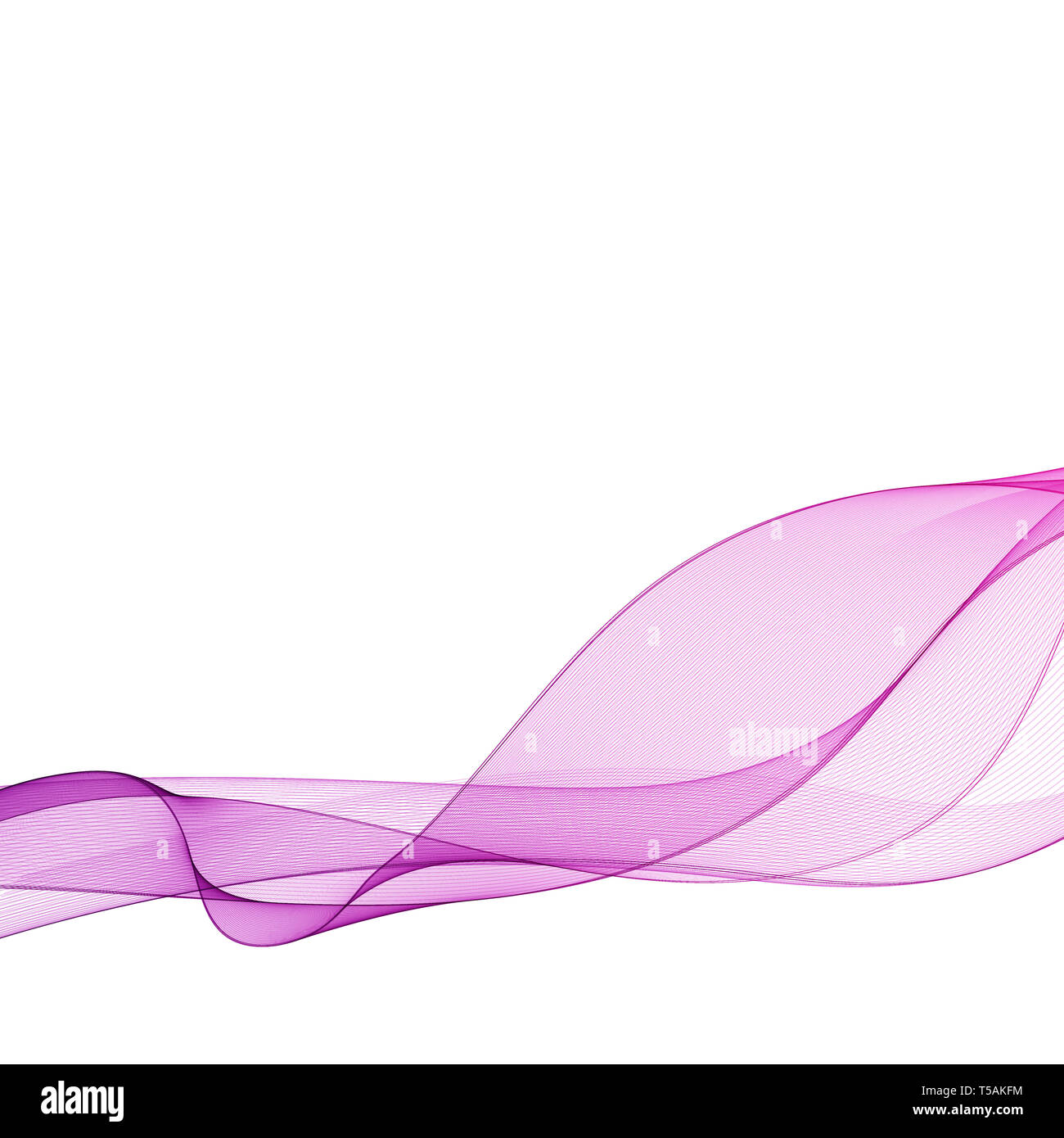 purple abstract wave with shadow. vector background Stock Photo - Alamy