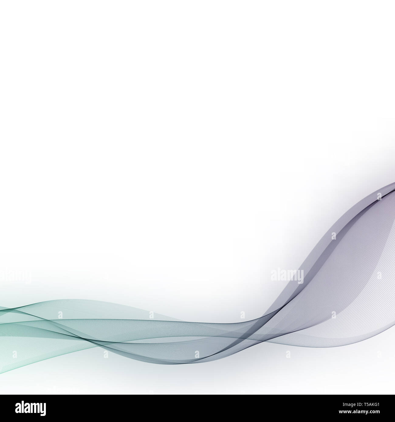 color abstract wave with shadow. vector illustration Stock Photo - Alamy