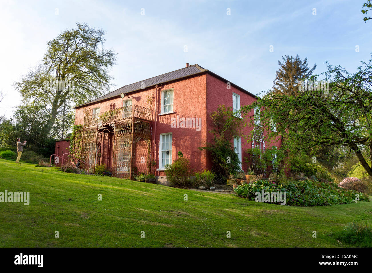 Glebe House and Gallery. View from rear back gardens. County Donegal ...