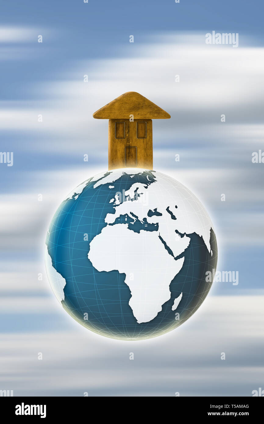 The Earth is our home - concept image - Photo composition with image ...