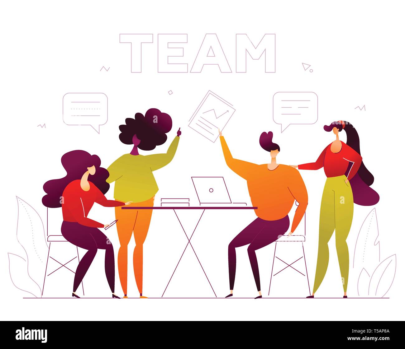 Character image design orange Stock Vector Images - Alamy