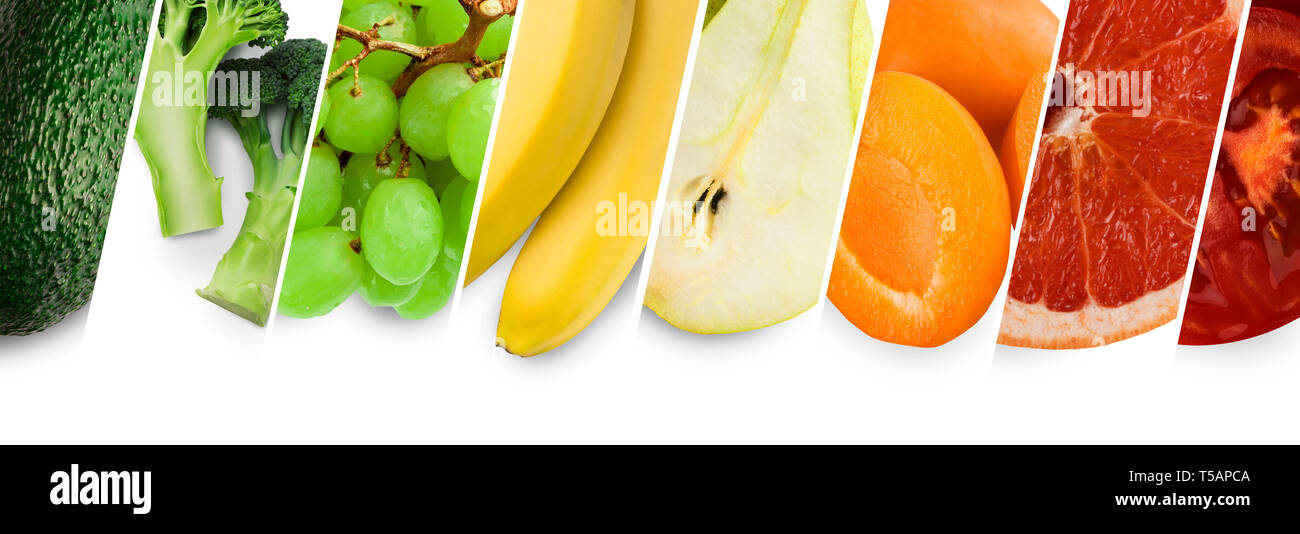 Healthy food collage hi-res stock photography and images - Alamy