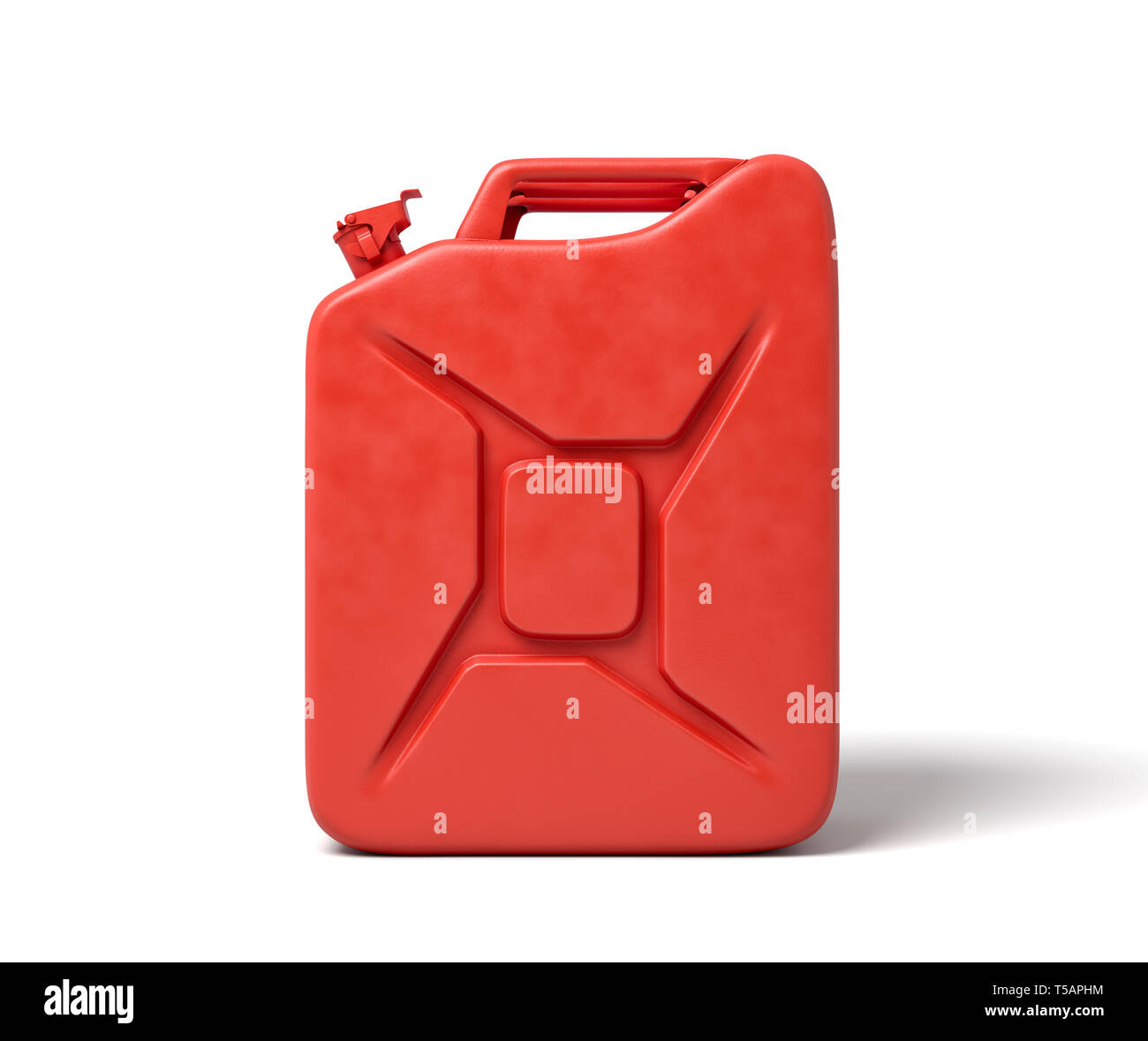 3d rendering of red gas can isolated on white background Stock Photo ...