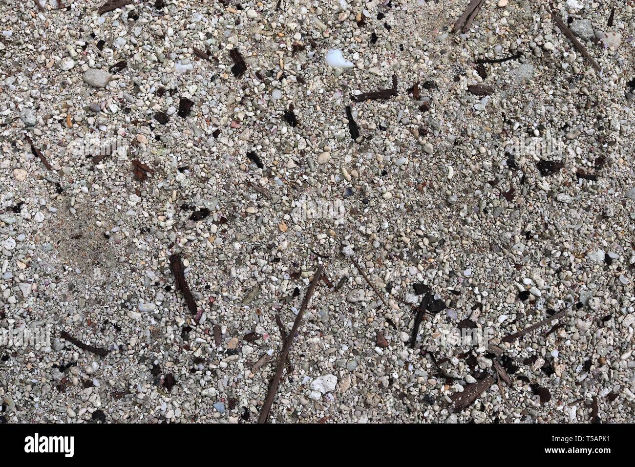 High resolution close up surface texture of gravel on the ground with ...