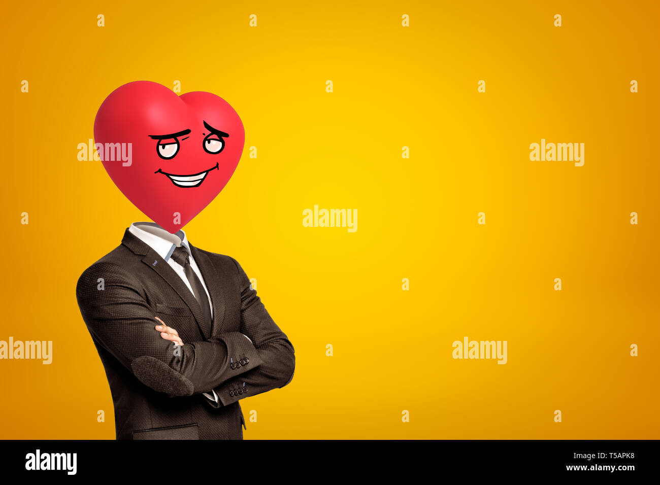 Cartoon bright red heart hi-res stock photography and images - Alamy