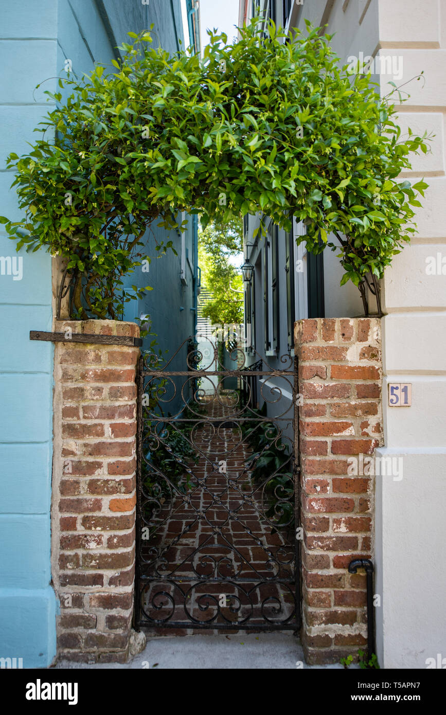 Charleston gate hi-res stock photography and images - Alamy