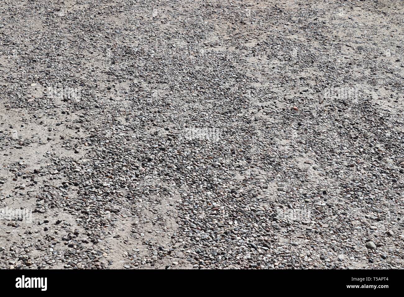 High resolution close up surface texture of gravel on the ground with high detail Stock Photo ...