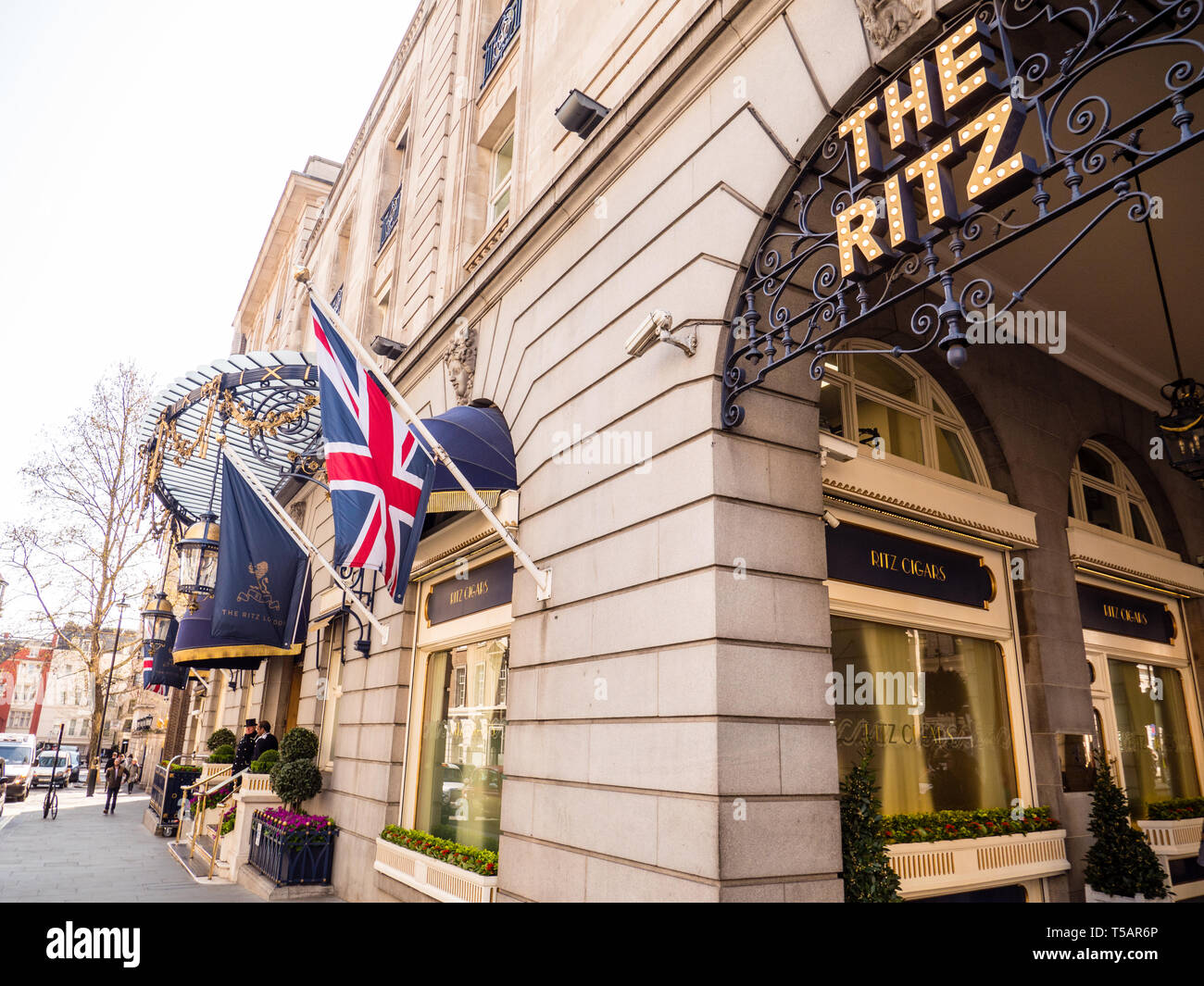 The Ritz Hotel, Arlington Street, London, England, UK, GB Stock Photo ...