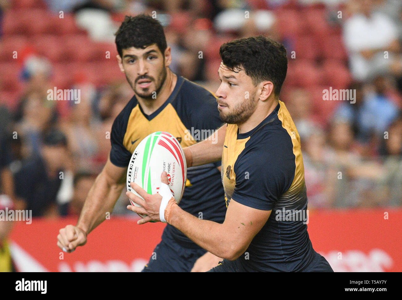Singapore, Singapore. 14th Apr, 2019. Argentina's Lautaro Bazan Velez ...