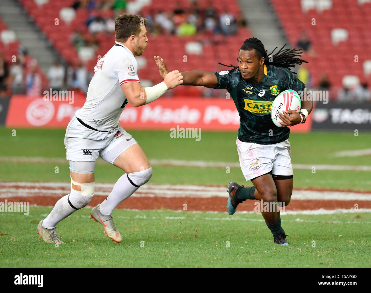 Singapore, Singapore. 14th Apr, 2019. South Africa's Justin Geduld ...