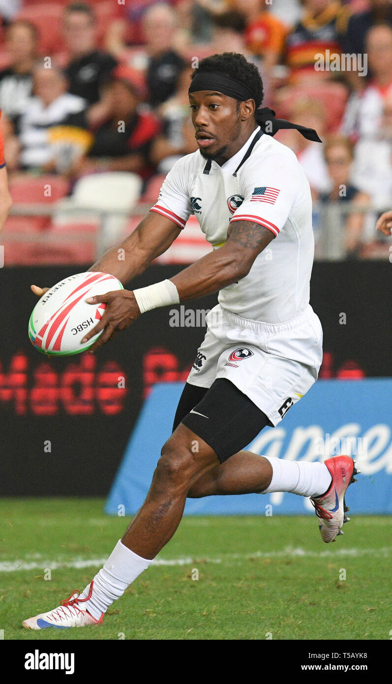 Singapore, Singapore. 14th Apr, 2019. USA's Carlin Isles during the ...