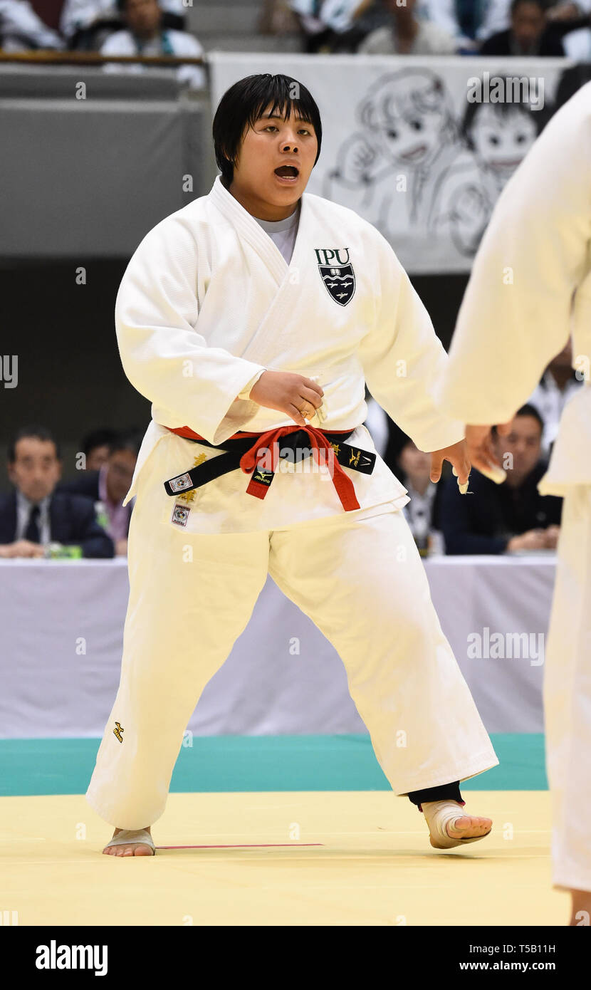 Akira Sone during the 2019 Empress Cup All Japan Women's Judo ...