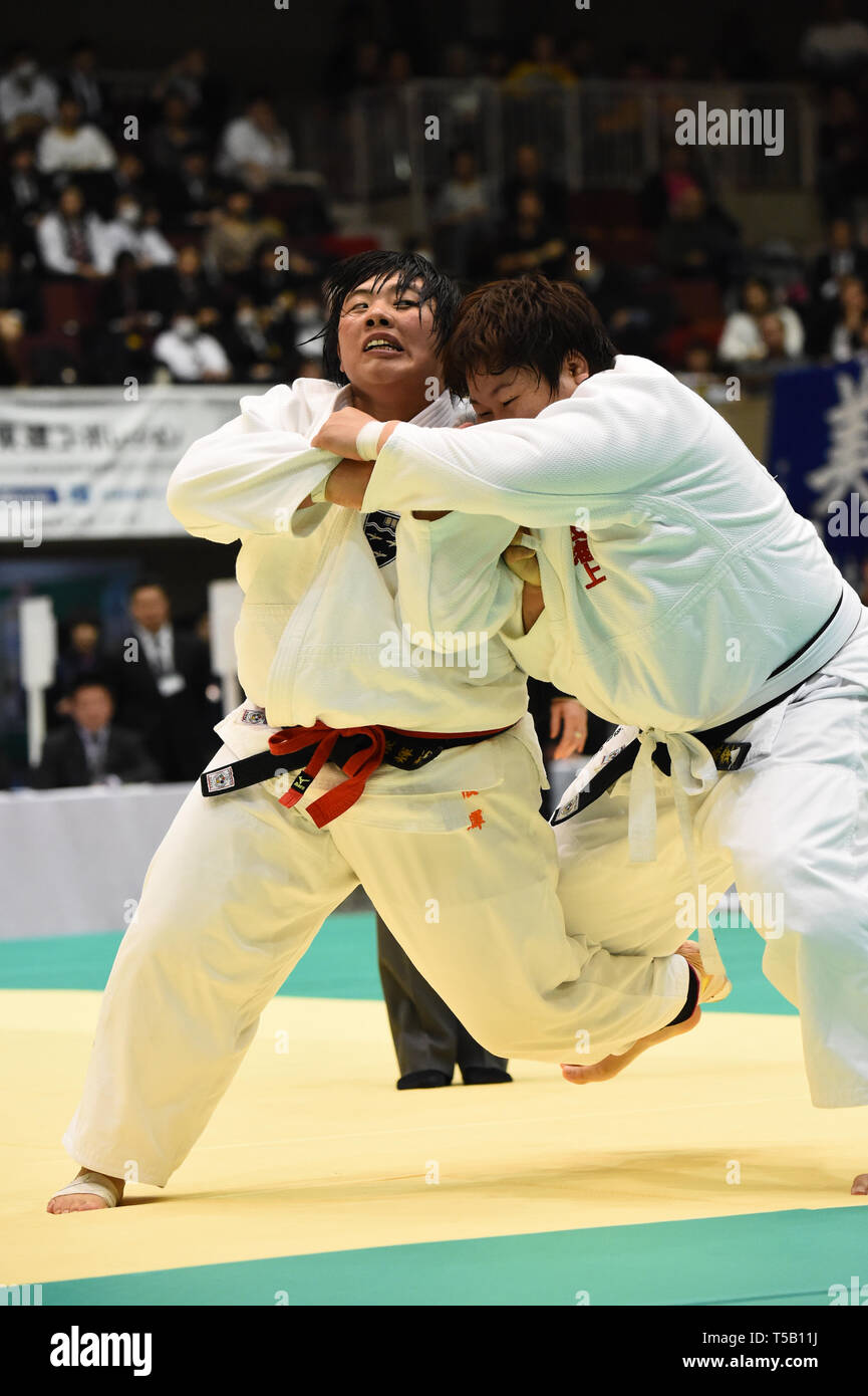 Akira Sone during the 2019 Empress Cup All Japan Women's Judo ...