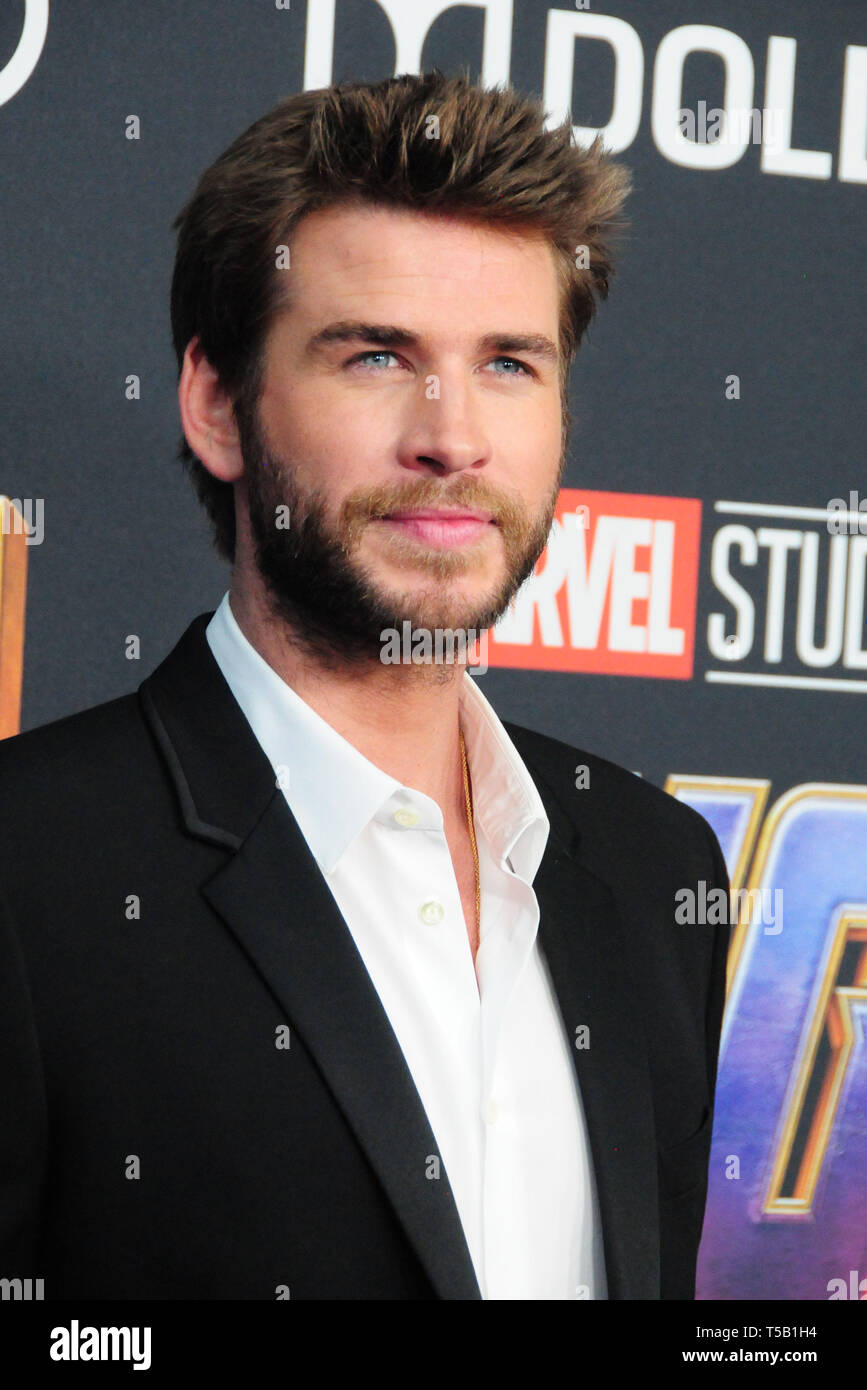 Los Angeles, California, USA 22nd April 2019 Actor Liam Hemsworth ...