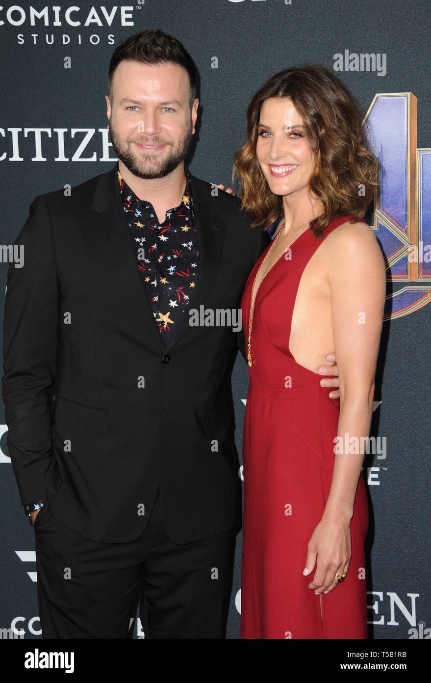 Los Angeles, CA, USA. 22nd Apr, 2019. Taran Killam, Cobie Smulders at ...