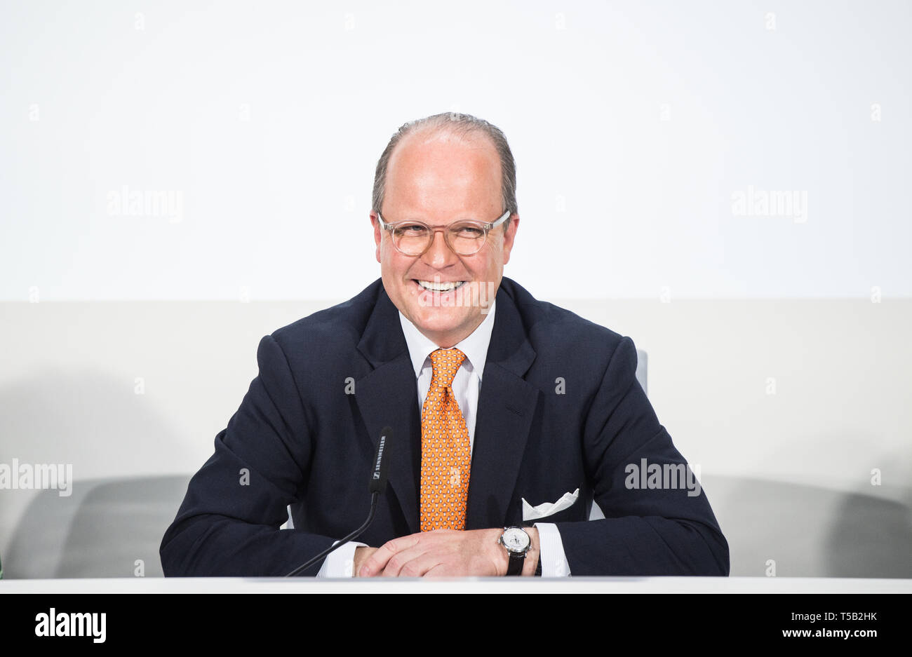 Ingelheim, Germany. 17th Apr, 2019. Hubertus von Baumbach, Chairman and ...